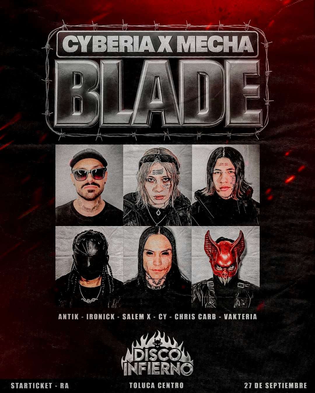 CYBERIA X MECHA “BLADE” (TOLUCA EDITION) • 27 SEPTIEMBRE • 08 PM ...