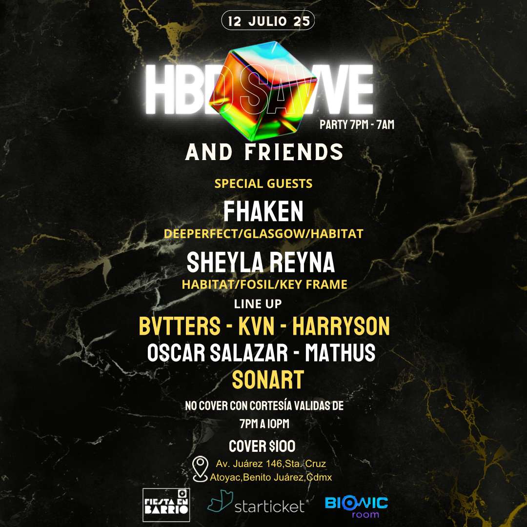 HBD SAVVE • 12 JULIO • 07 PM • Compra boletos para eventos en Mexico