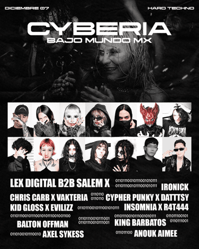 CYBERIA CLUB VOL.2 • 07 DIC • 09 PM • Comprar boletos - Starticket