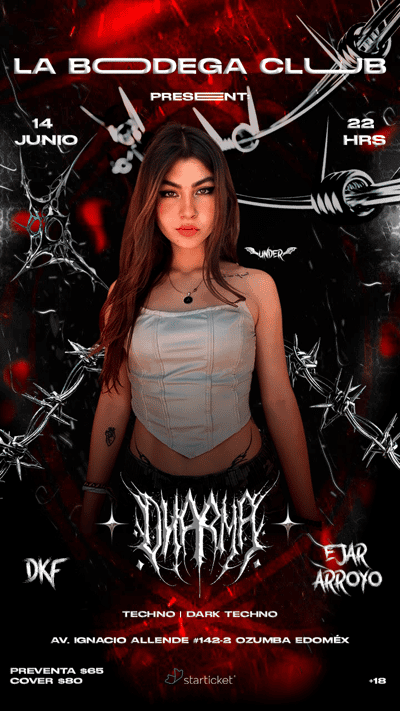 BODEGA CLUB INVITES: DHARMA • 14 JUNIO • 10 PM • Compra boletos para ...